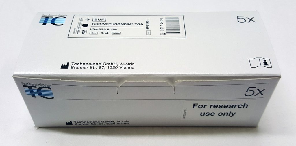 Technothrombin® Thrombin Generation Assay (TGA) Buffer (BUF) - DiaPharma