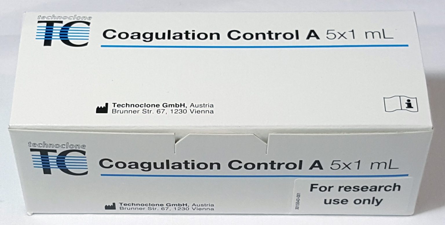 Technoclone Coagulation Control Abnormal, 5x1ml - DiaPharma