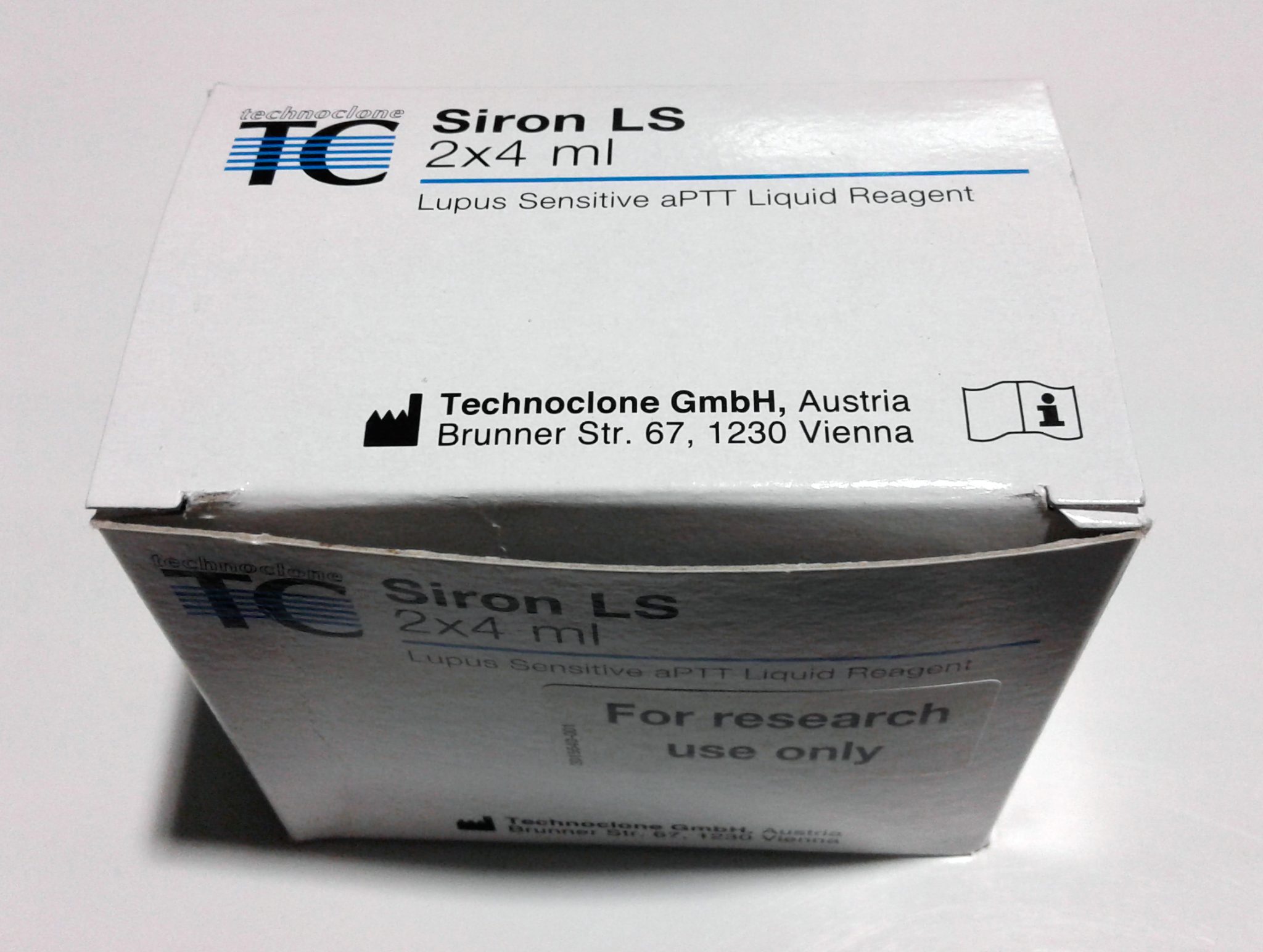 Technoclone Siron LS (aPTT liquid), 2x4ml - DiaPharma