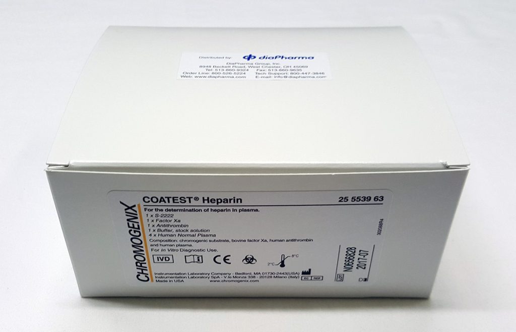 Chromogenix Coatest Heparin - Diapharma