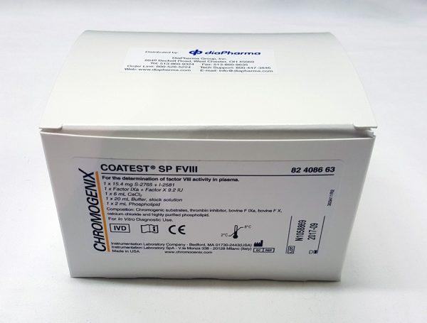 Chromogenix Coatest SP Factor VIII - Diapharma